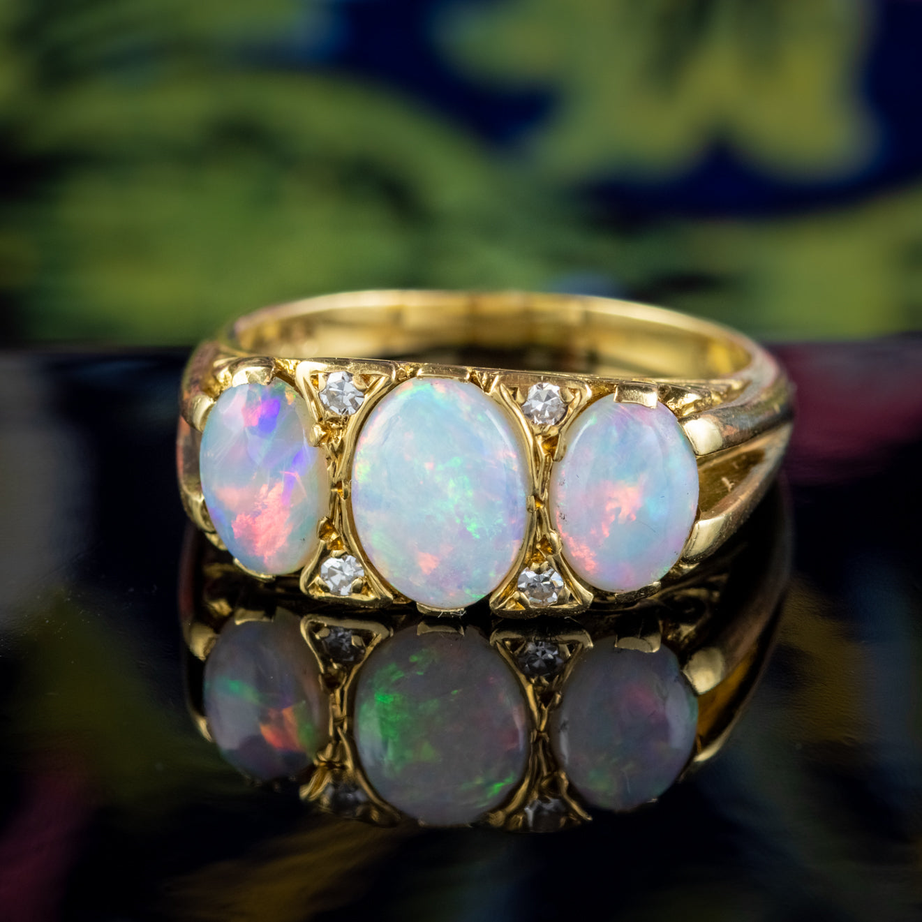 Vintage Opal Trilogy Rings Collection – Laurelle Antique Jewellery