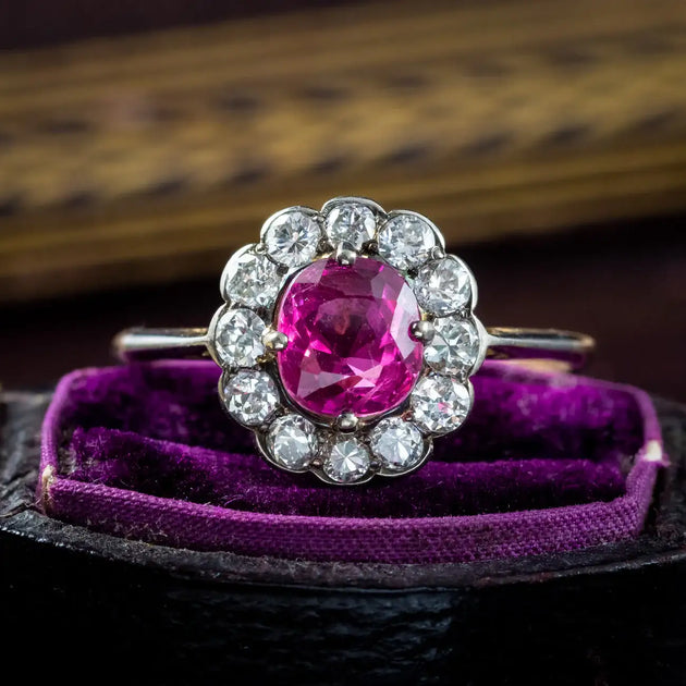 Antique Daisy Diamond Cluster Rings – Laurelle Antique Jewellery