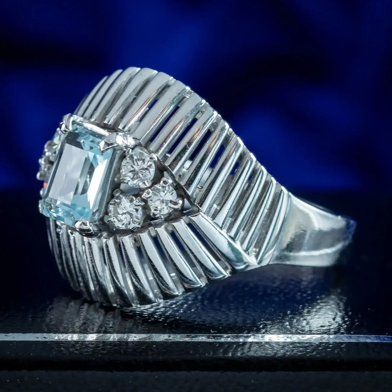 Art Deco Diamond Cocktail Engagement Rings | Shop Online – Laurelle ...