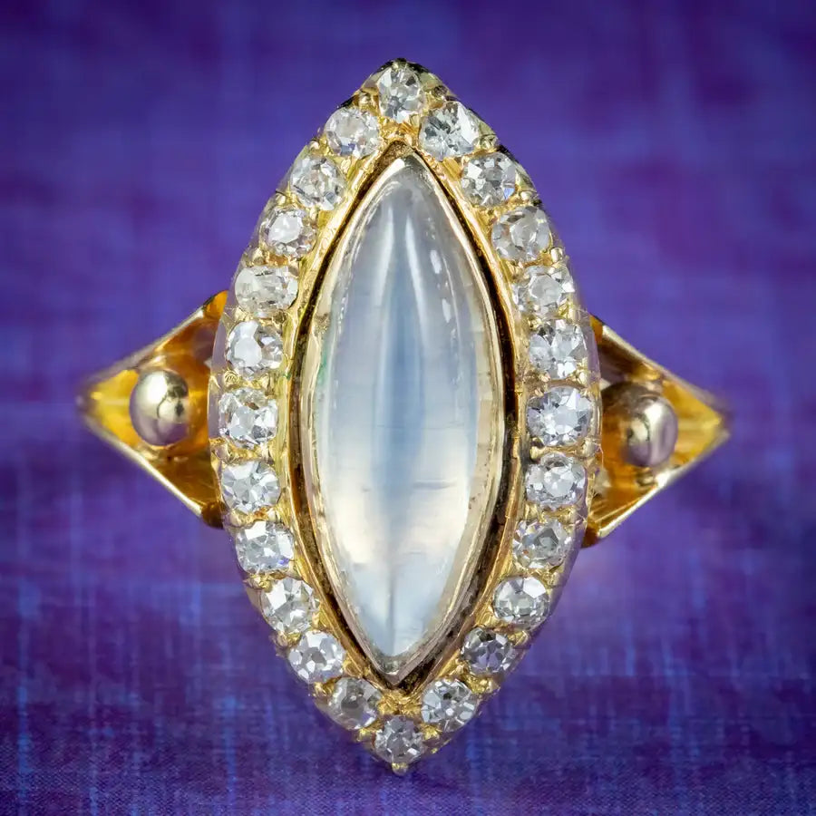 Victorian Moonstone Rings Collection – Tagged "Metal_Gold"– Laurelle ...