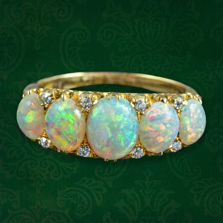 Victorian Opal Rings collection – Laurelle Antique Jewellery