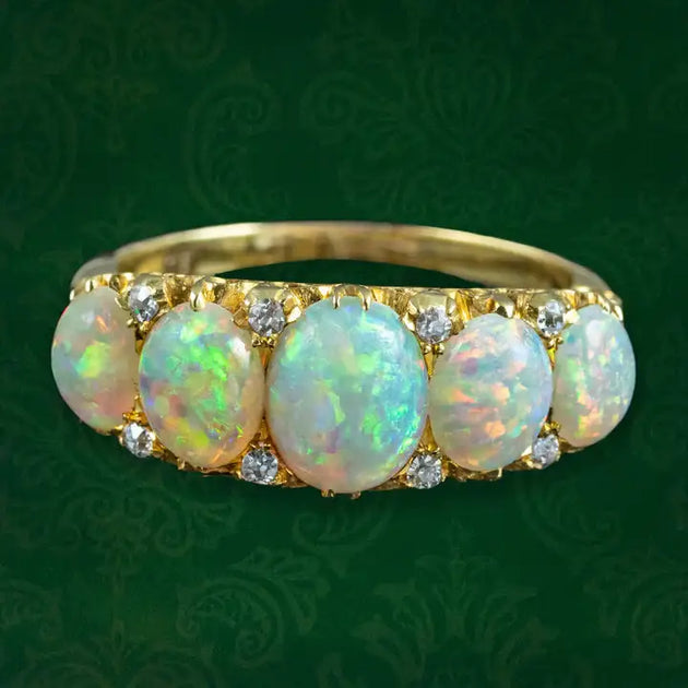 Antique Opal Engagement Rings collection – Laurelle Antique Jewellery