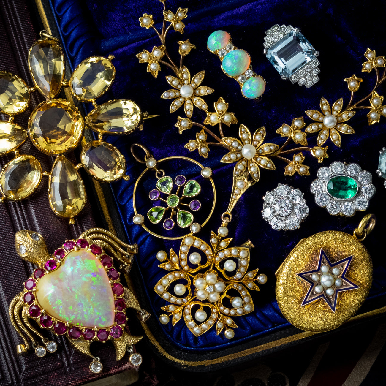 The Antique Jeweller of the Lakes – Tagged "Semi-Precious Stones_Paste ...
