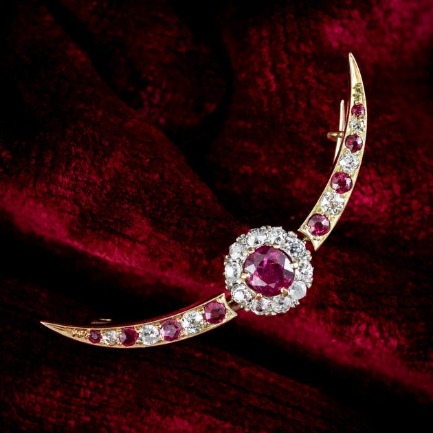 Antique Ruby Jewellery – Laurelle Antique Jewellery