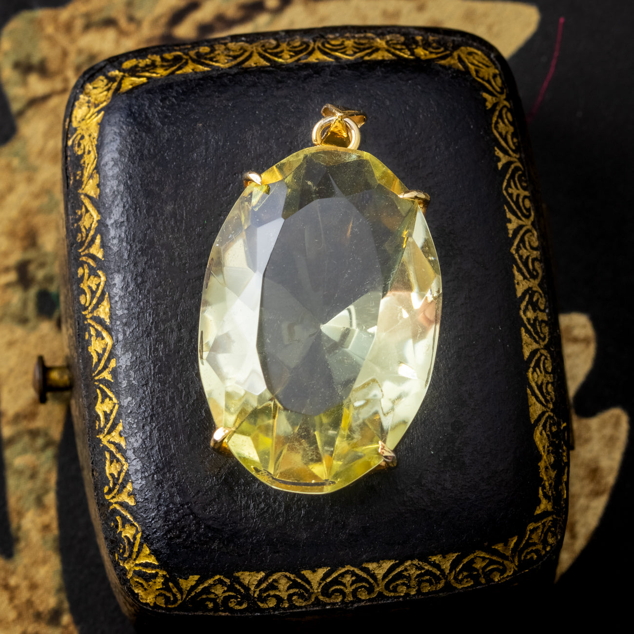 Vintage Lemon Citrine Pendant – Laurelle Antique Jewellery