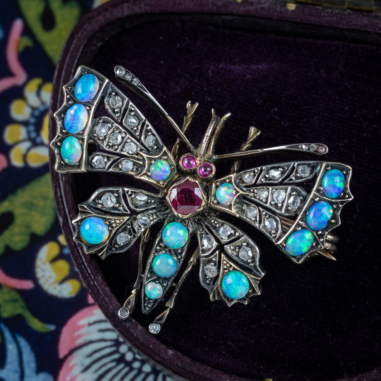 Victorian Opal Butterfly Brooch – Laurelle Antique Jewellery