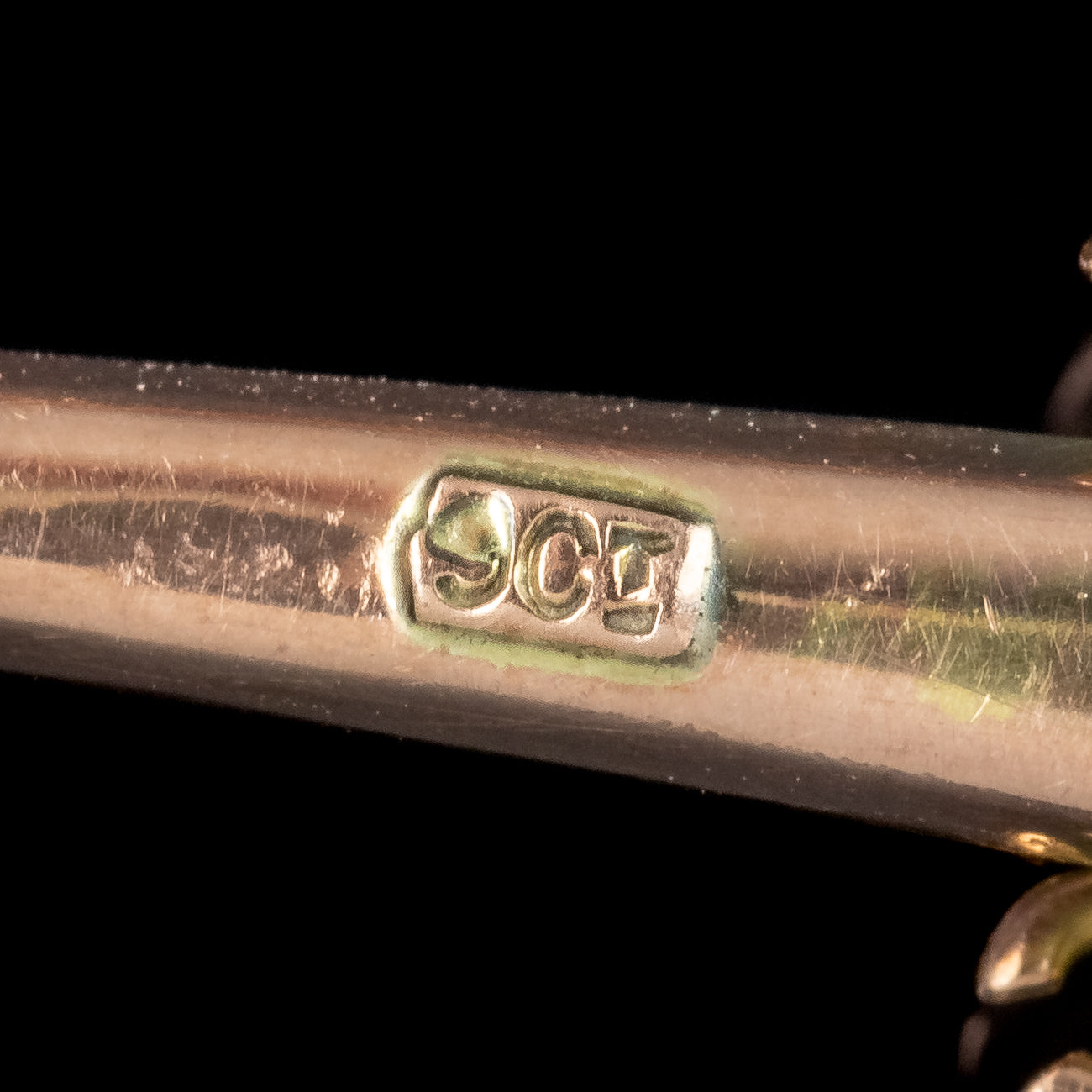 Antique Edwardian Spider Bar Brooch 9ct Gold Blue Paste – Laurelle ...