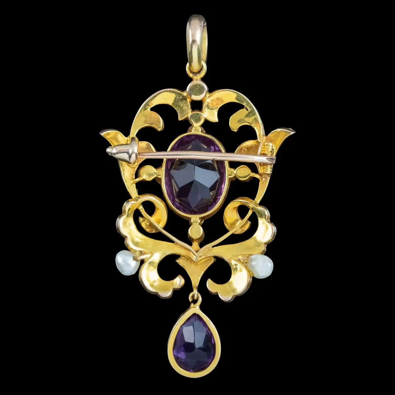 Edwardian Suffragette Pendant – Laurelle Antique Jewellery