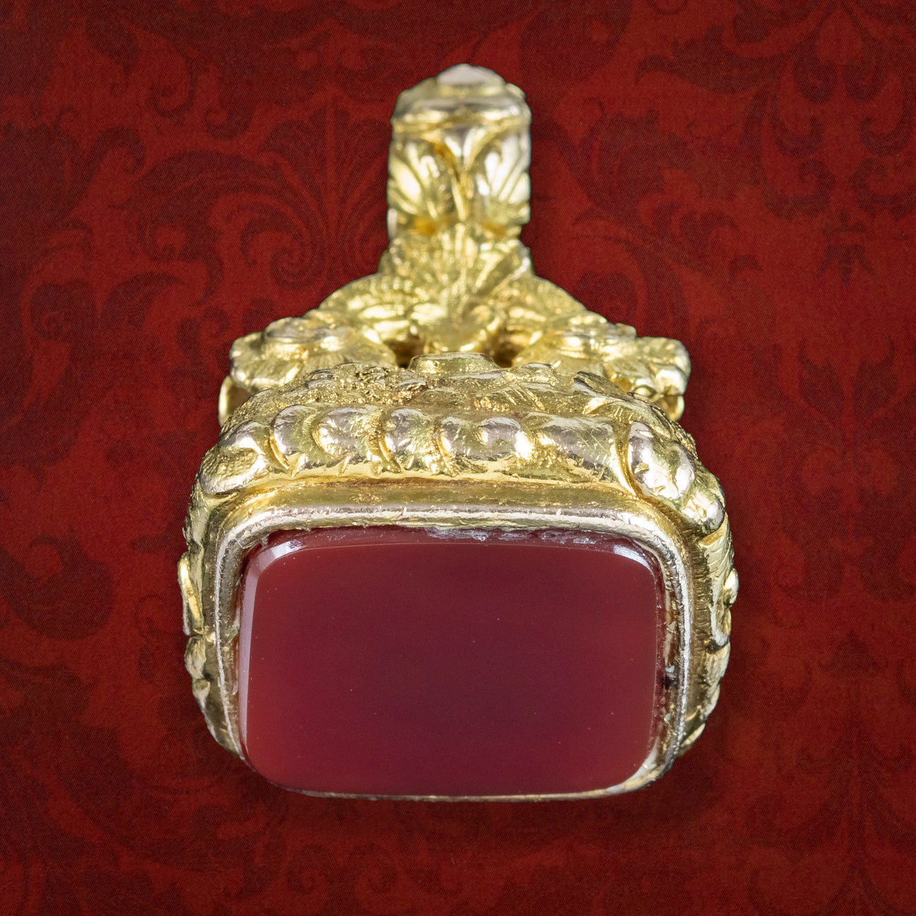 Georgian Carnelian Fob Pendant | – Laurelle Antique Jewellery