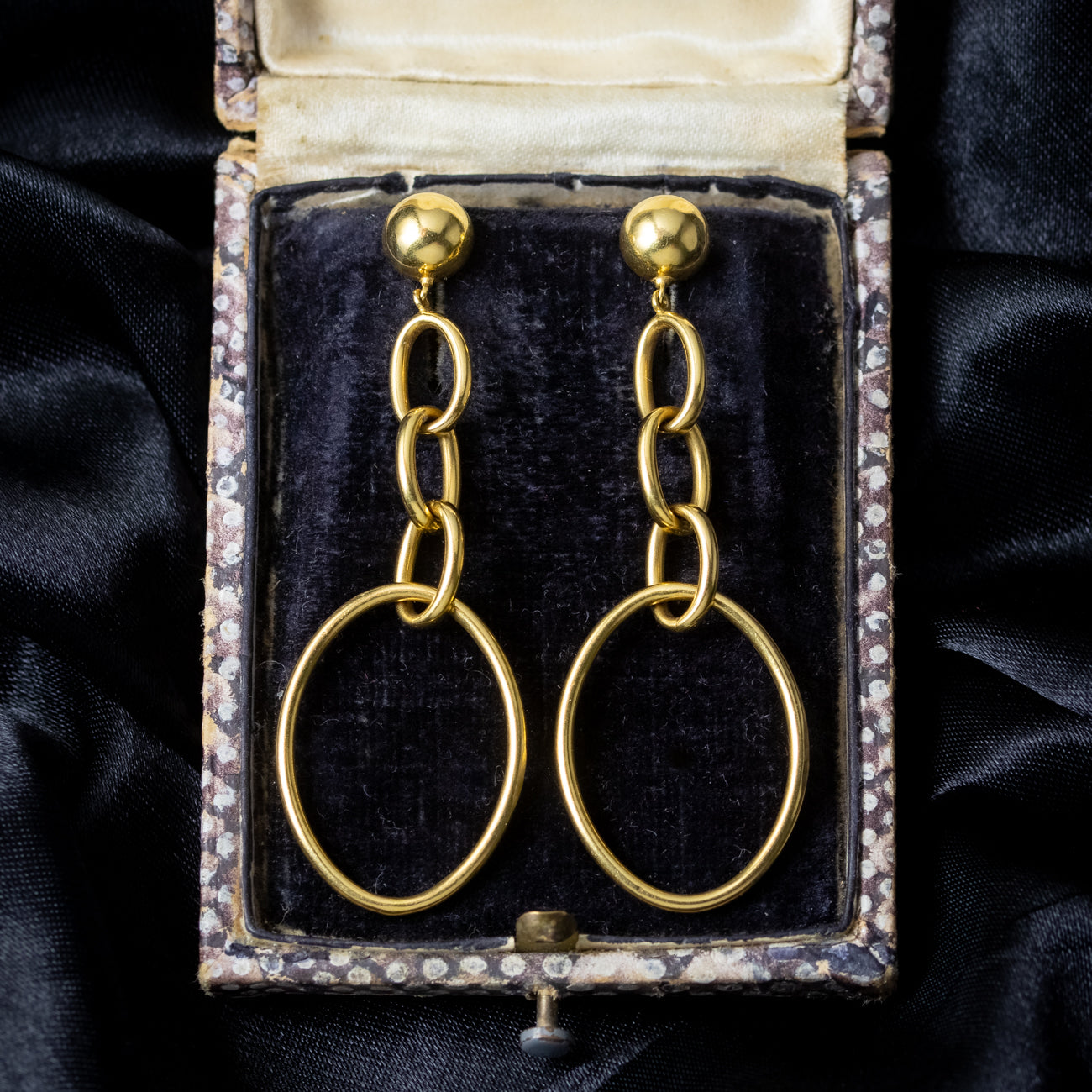 Victorian 22ct Gold Hoop Earrings | – Laurelle Antique Jewellery
