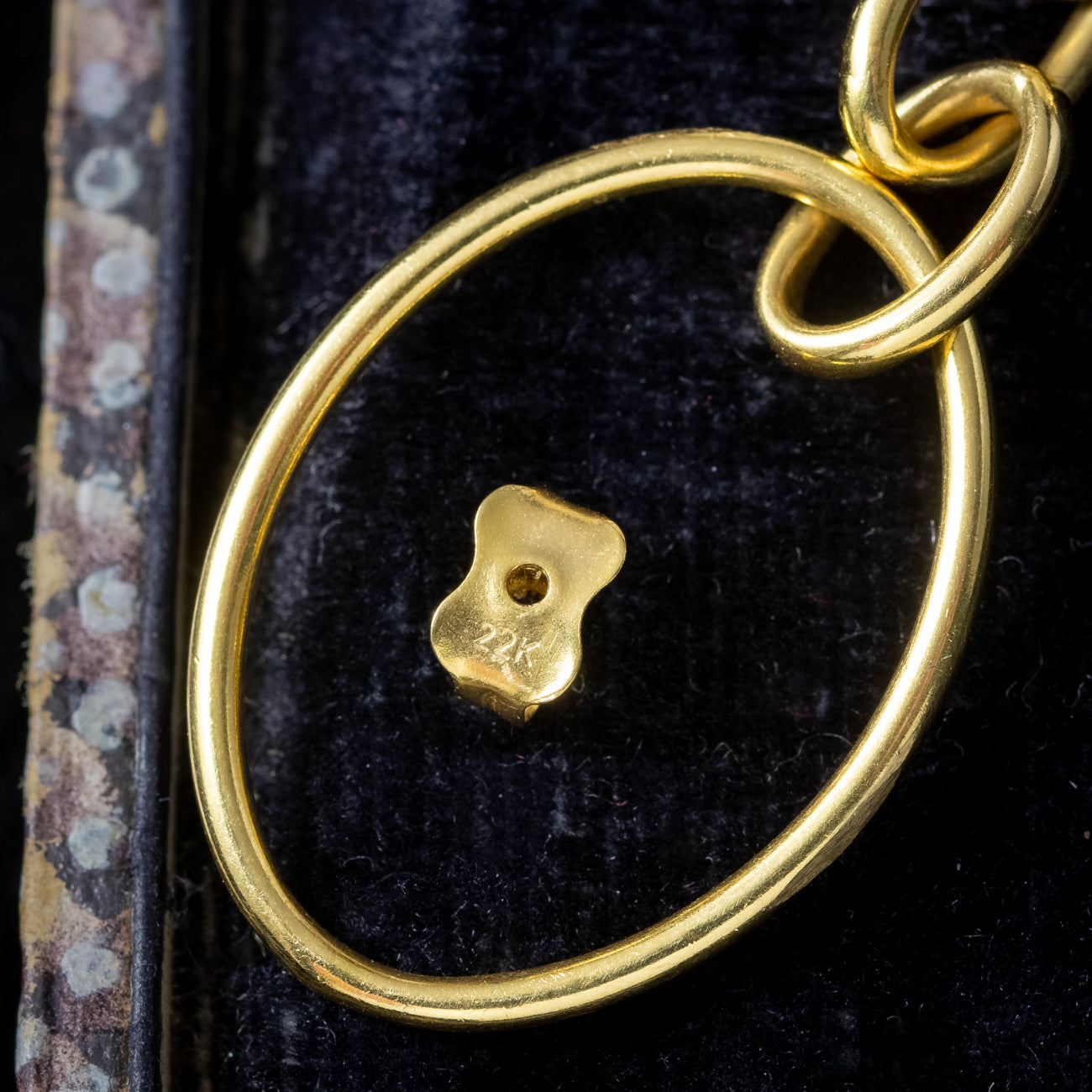 Victorian 22ct Gold Hoop Earrings | – Laurelle Antique Jewellery