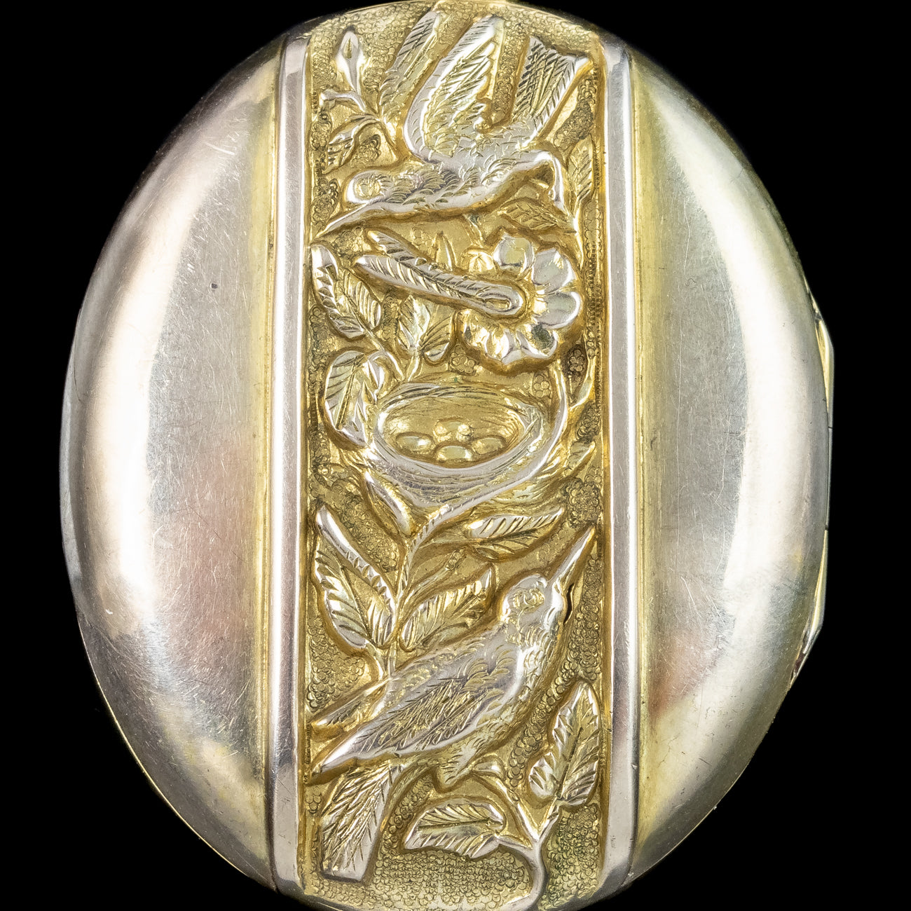 Victorian Gold Bird Locket | – Laurelle Antique Jewellery