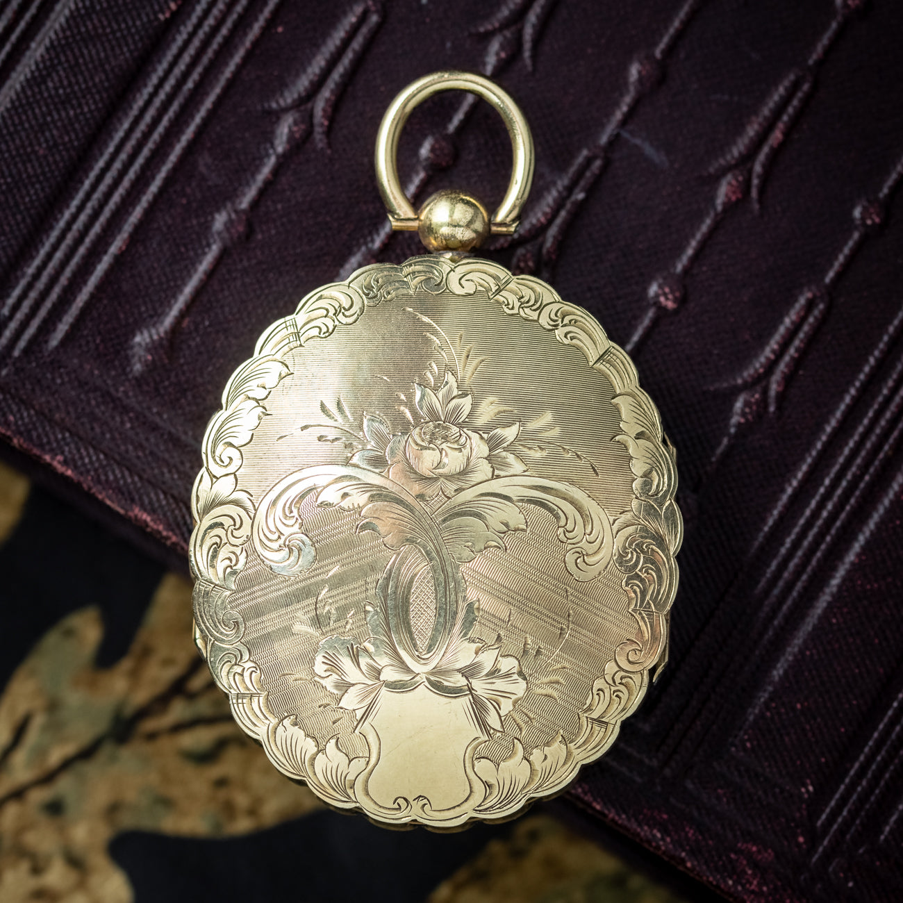 Victorian Gold Mourning Locket | – Laurelle Antique Jewellery