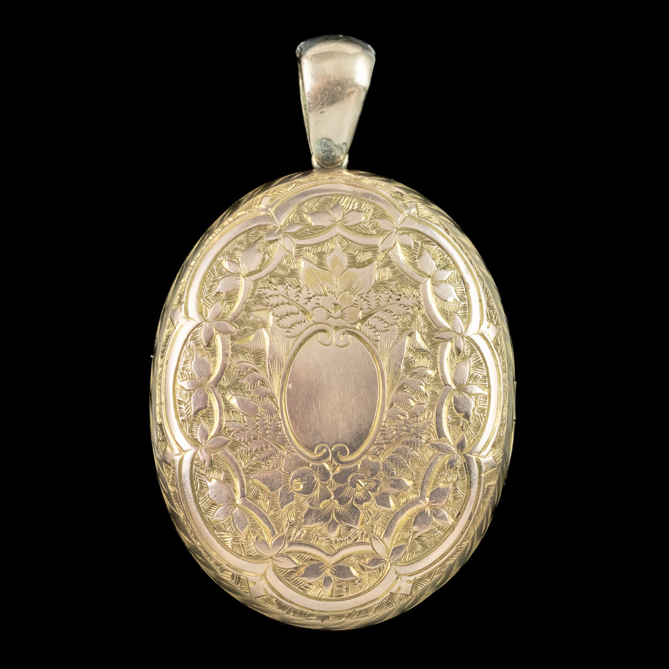 Victorian Floral Gold Locket | – Laurelle Antique Jewellery