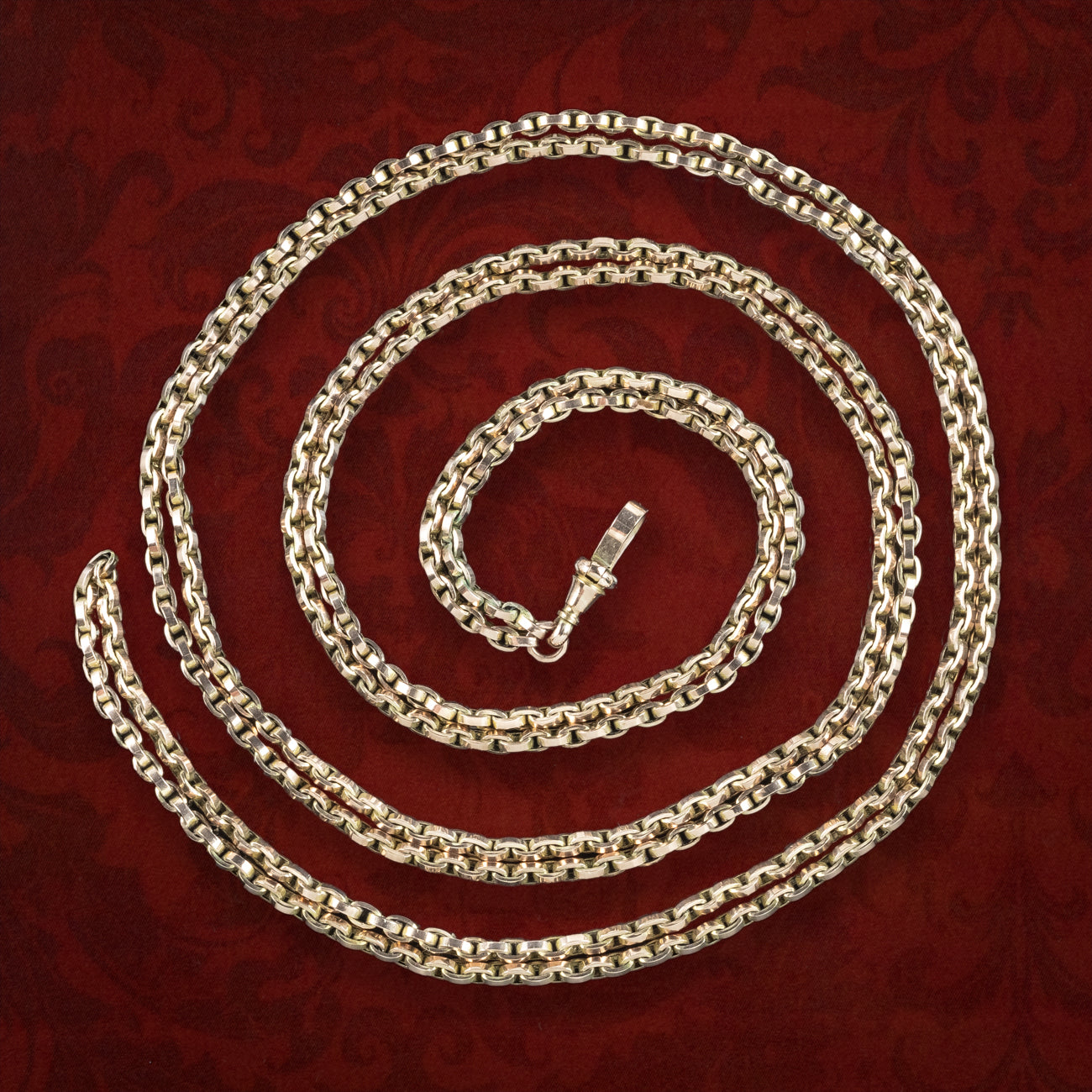 Victorian 9ct Gold Guard Chain | – Laurelle Antique Jewellery