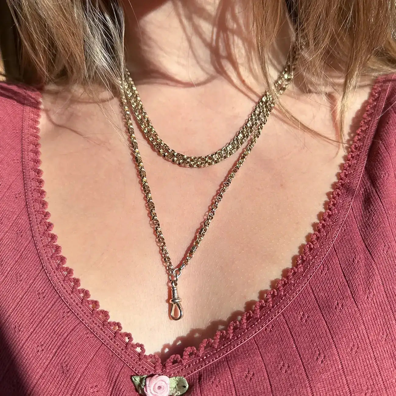 Victorian Gold Guard Chain | – Laurelle Antique Jewellery