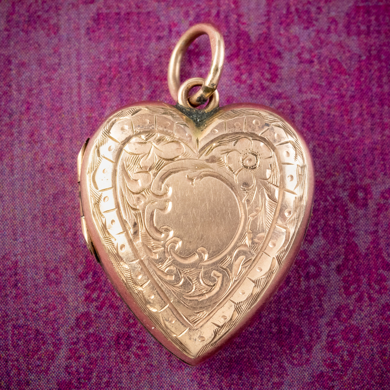 Antique Victorian Heart Locket 9ct Gold Back And Front – Laurelle ...