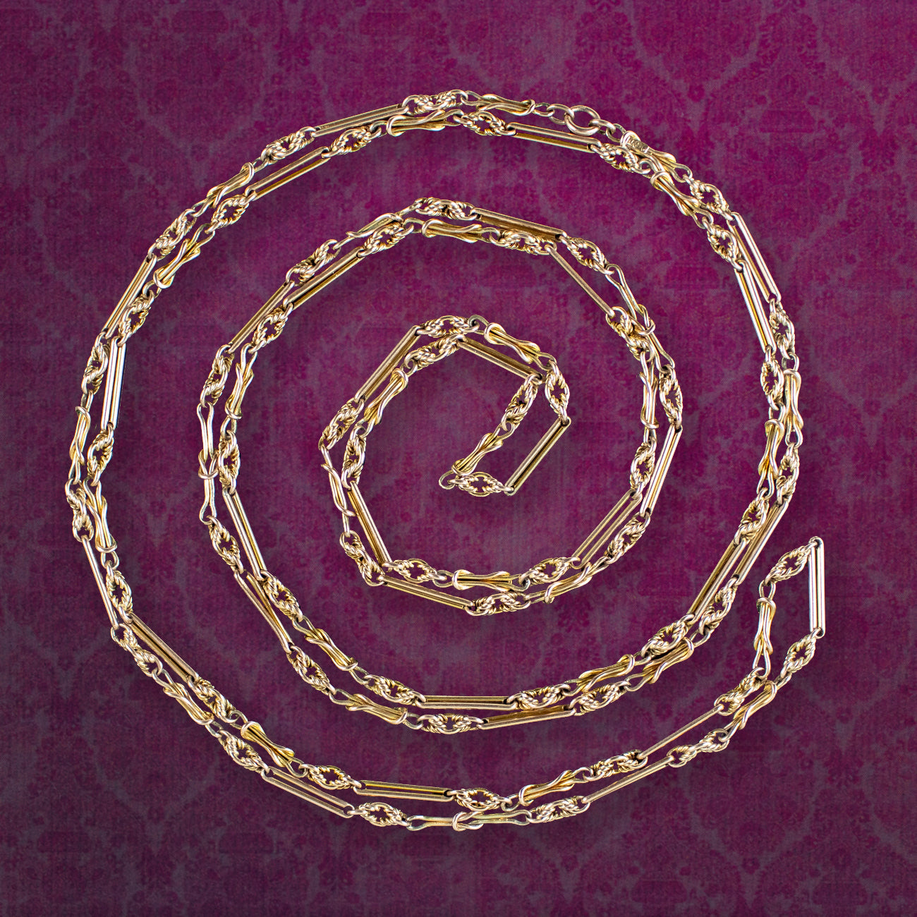 Victorian Gold Guard Chain | – Laurelle Antique Jewellery
