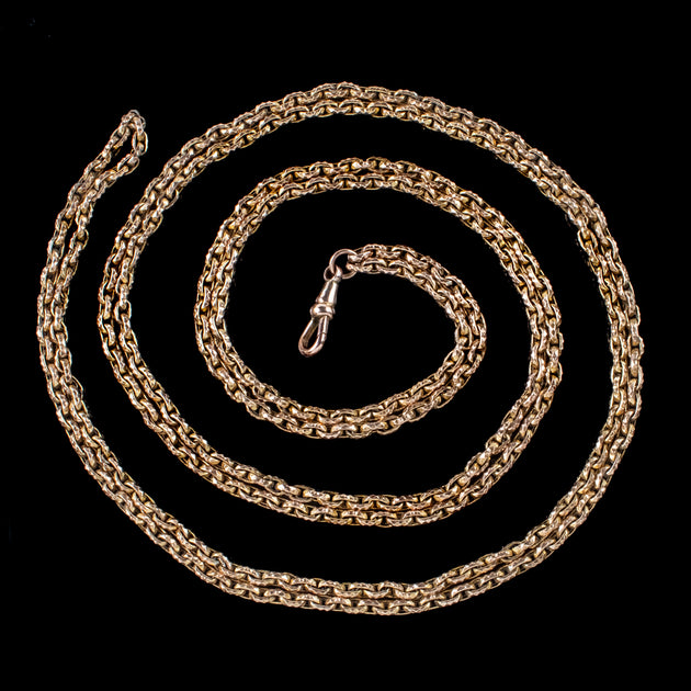 Antique Victorian Long Guard Chain – Laurelle Antique Jewellery