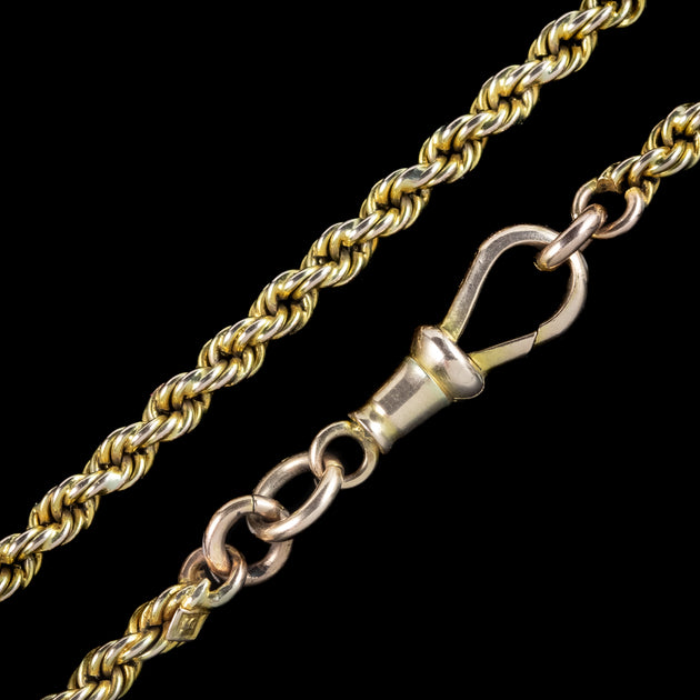 Victorian Rope Guard Chain | – Laurelle Antique Jewellery