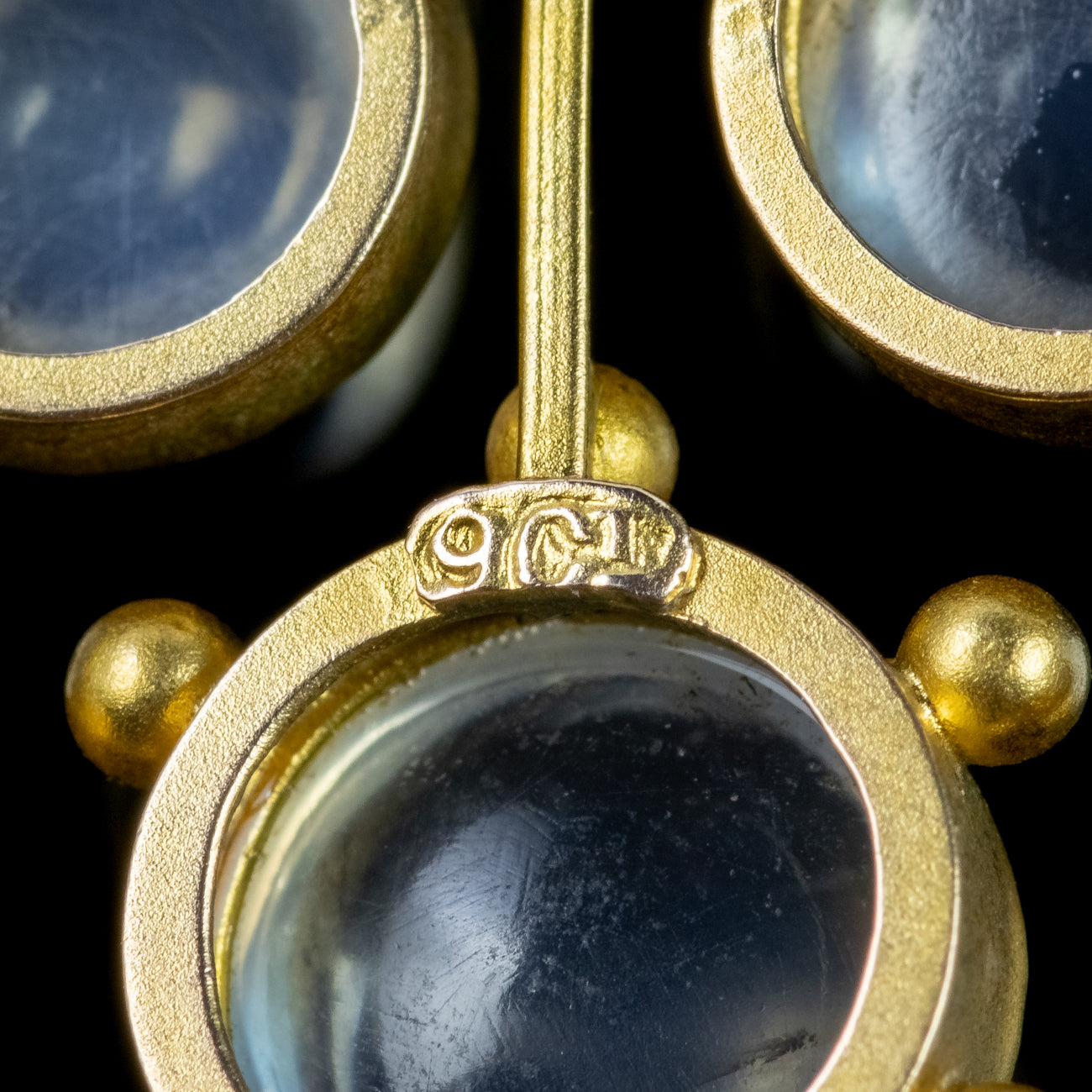 Antique Victorian Moonstone Flower Pendant 9ct Gold – Laurelle Antique ...