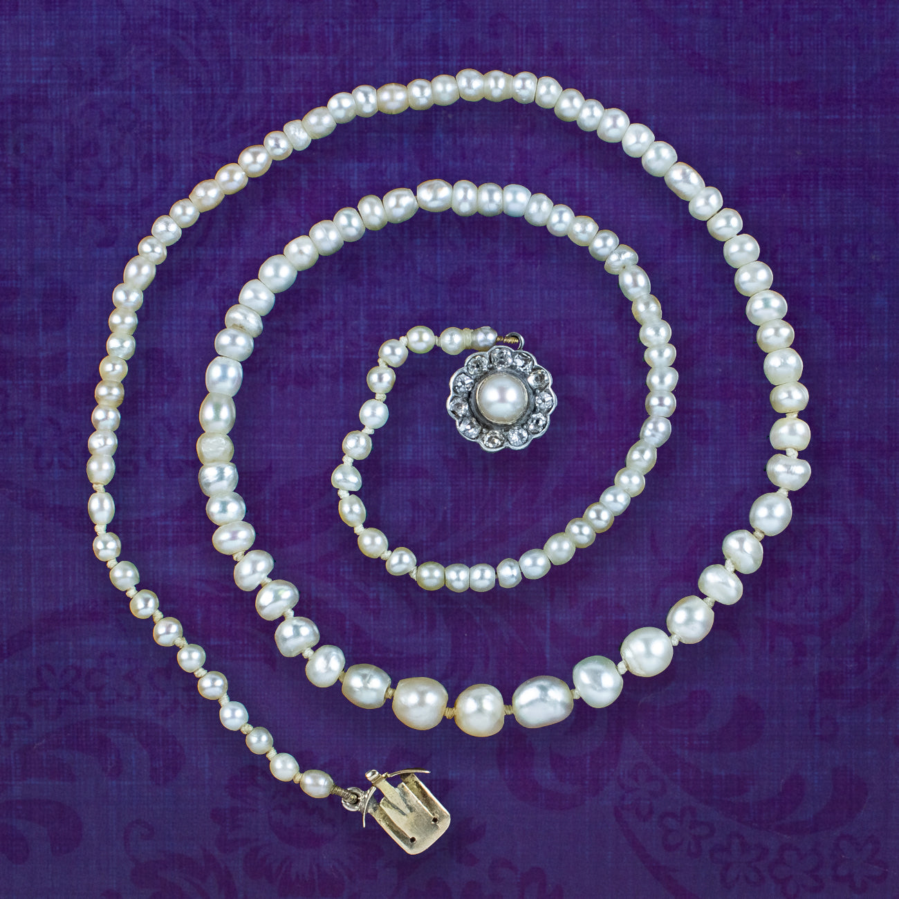 Victorian Pearl Necklace | – Laurelle Antique Jewellery
