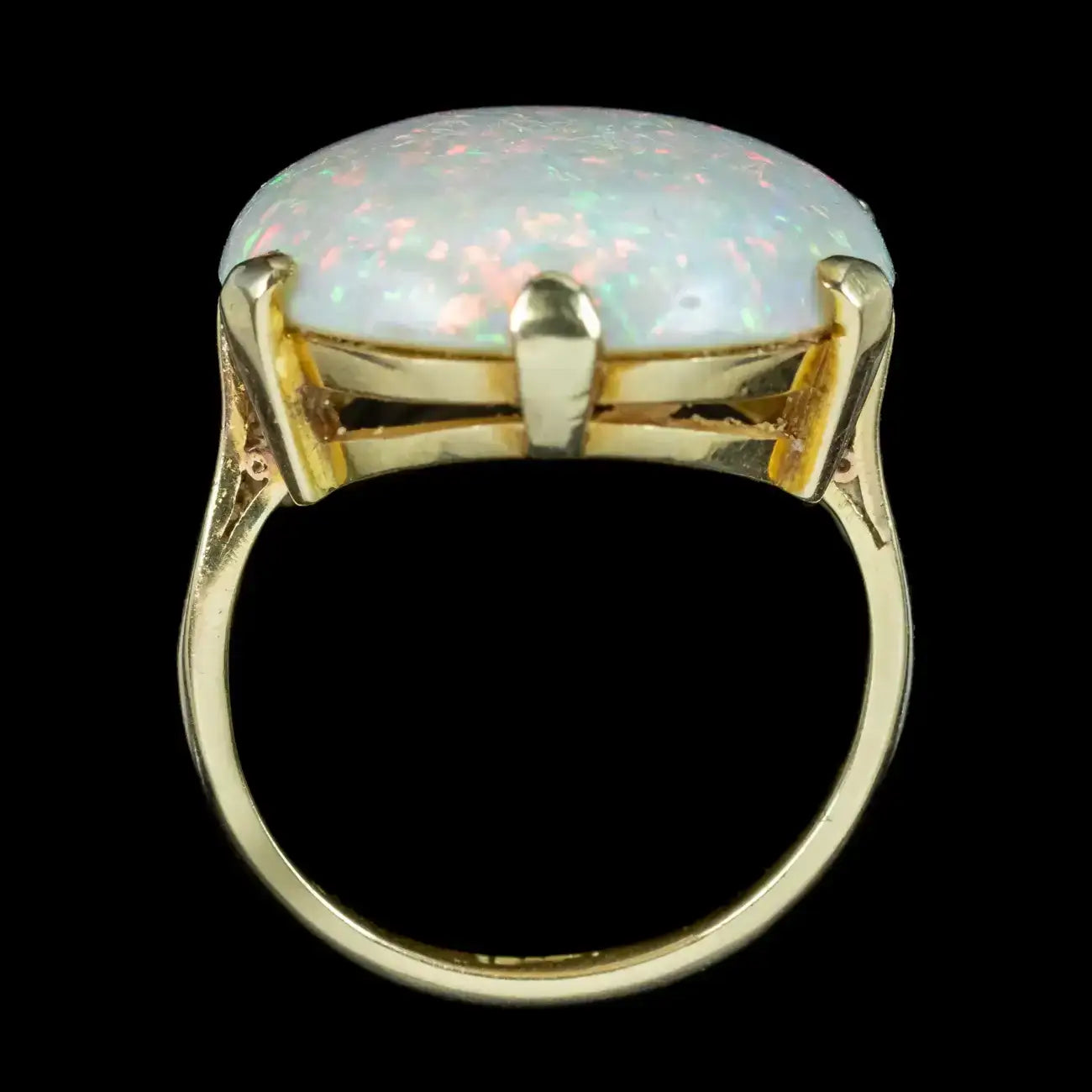 Victorian Opal Statement Ring | – Laurelle Antique Jewellery