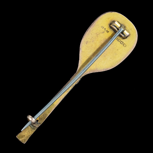 Victorian Tennis Racquet Brooch | – Laurelle Antique Jewellery