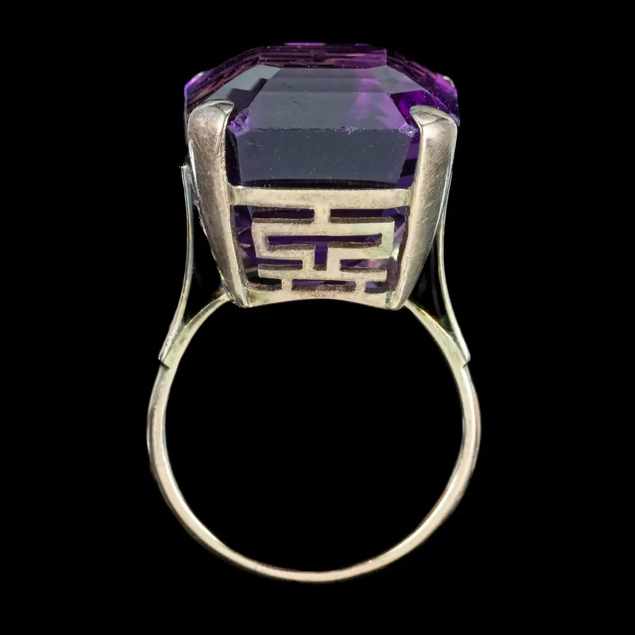 Art Deco Amethyst Cocktail Ring | Shop Now – Laurelle Antique Jewellery
