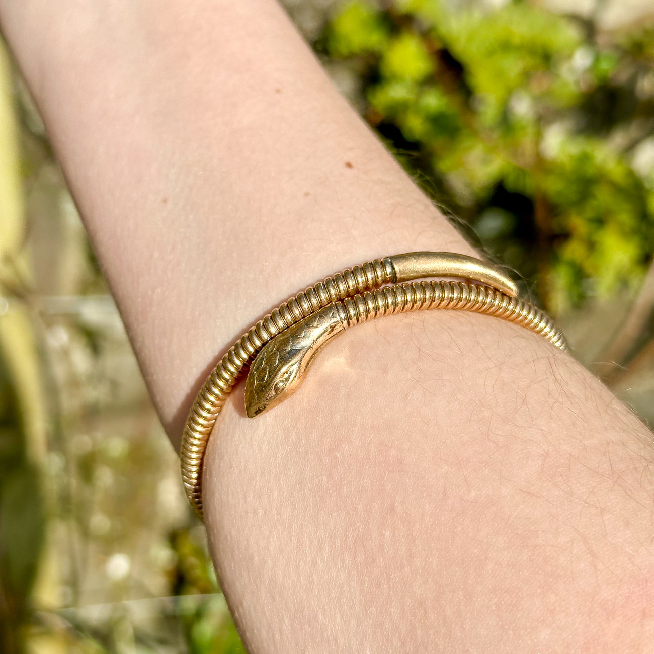 Vintage Snake Bangle | – Laurelle Antique Jewellery