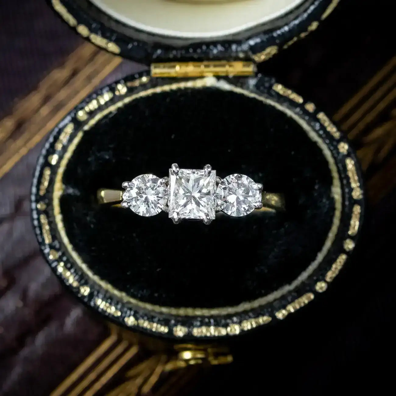 Vintage Trilogy Ring Diamond 1ct | Laurelle – Laurelle Antique Jewellery