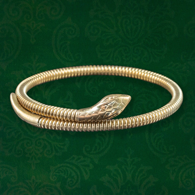 Vintage Snake Bangle | – Laurelle Antique Jewellery