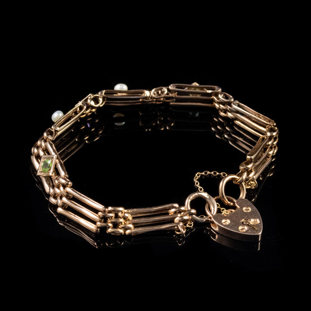 Antique Edwardian Suffragette Bracelet 9ct Gold Dated 1908 – Laurelle ...