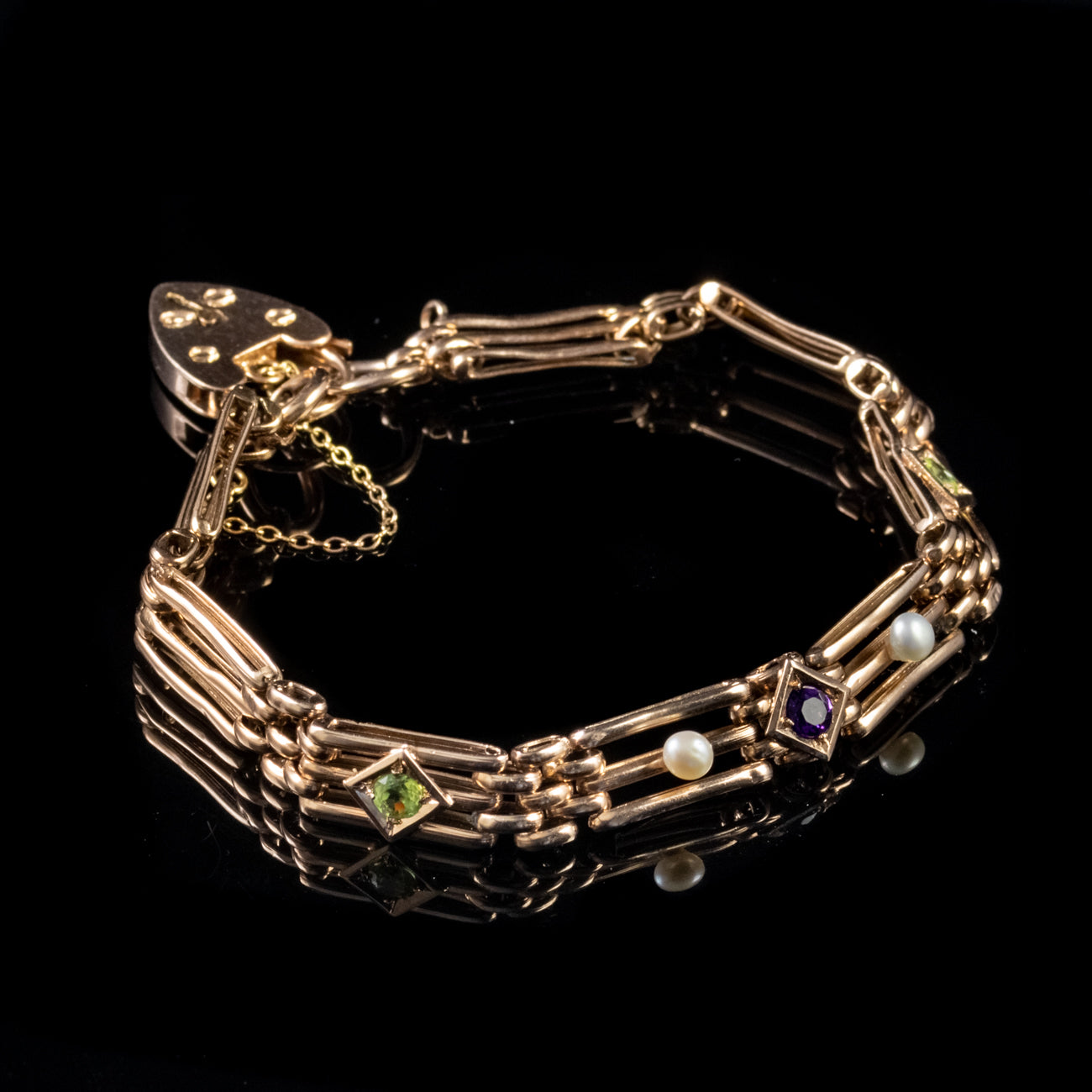 Antique Edwardian Suffragette Bracelet 9ct Gold Dated 1908 – Laurelle ...