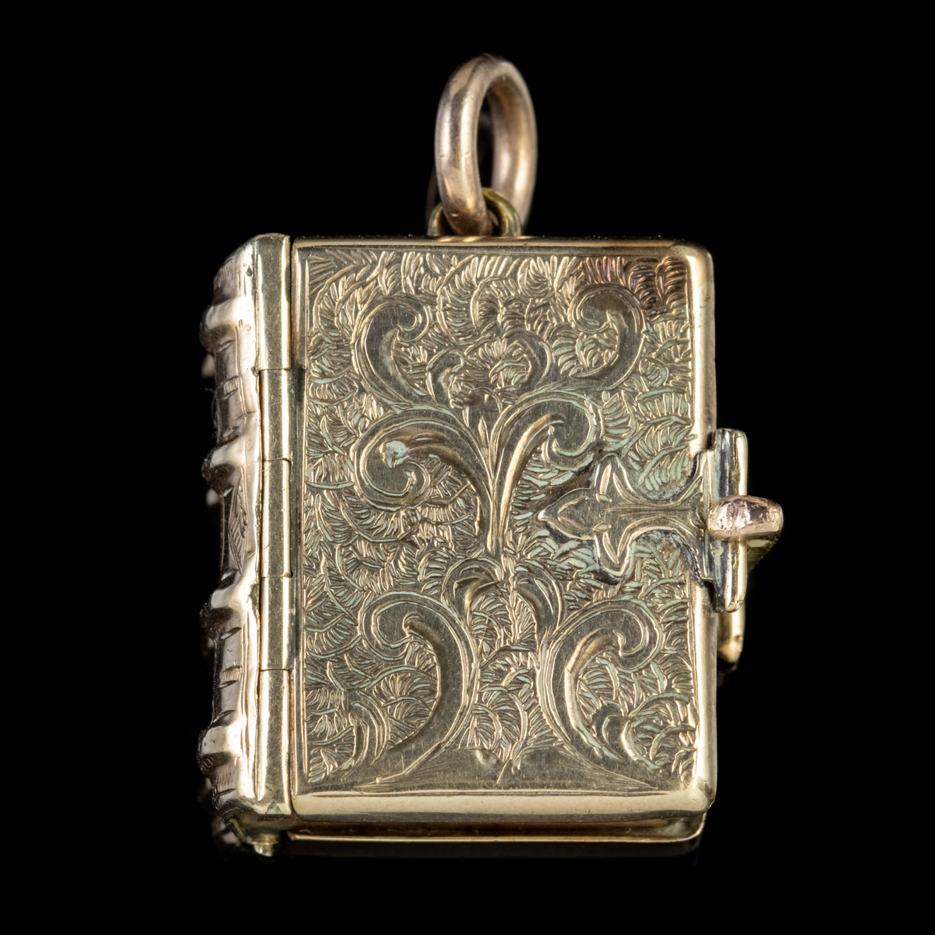 Antique Victorian Book Locket Pendant 18ct Gold Circa 1880 – Laurelle ...
