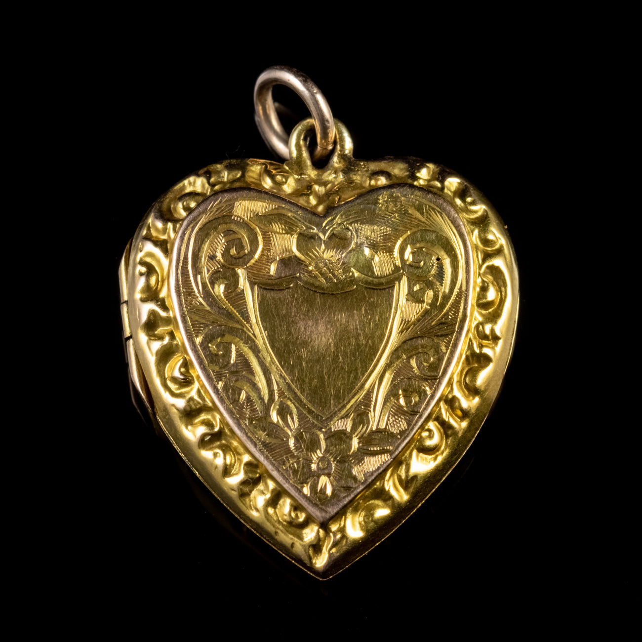 Antique Victorian Heart Locket 9ct Gold – Laurelle Antique Jewellery