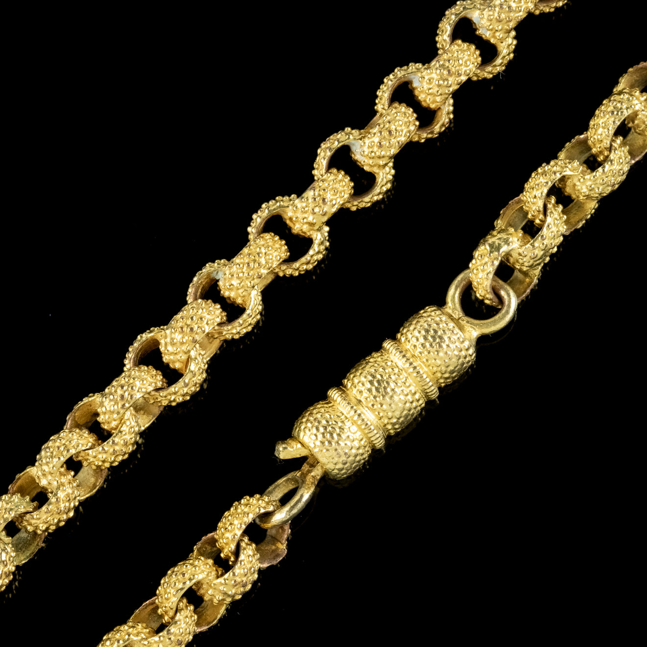 Antique Georgian Chain Necklace 18ct Gold Gilt Circa 1800 – Laurelle ...
