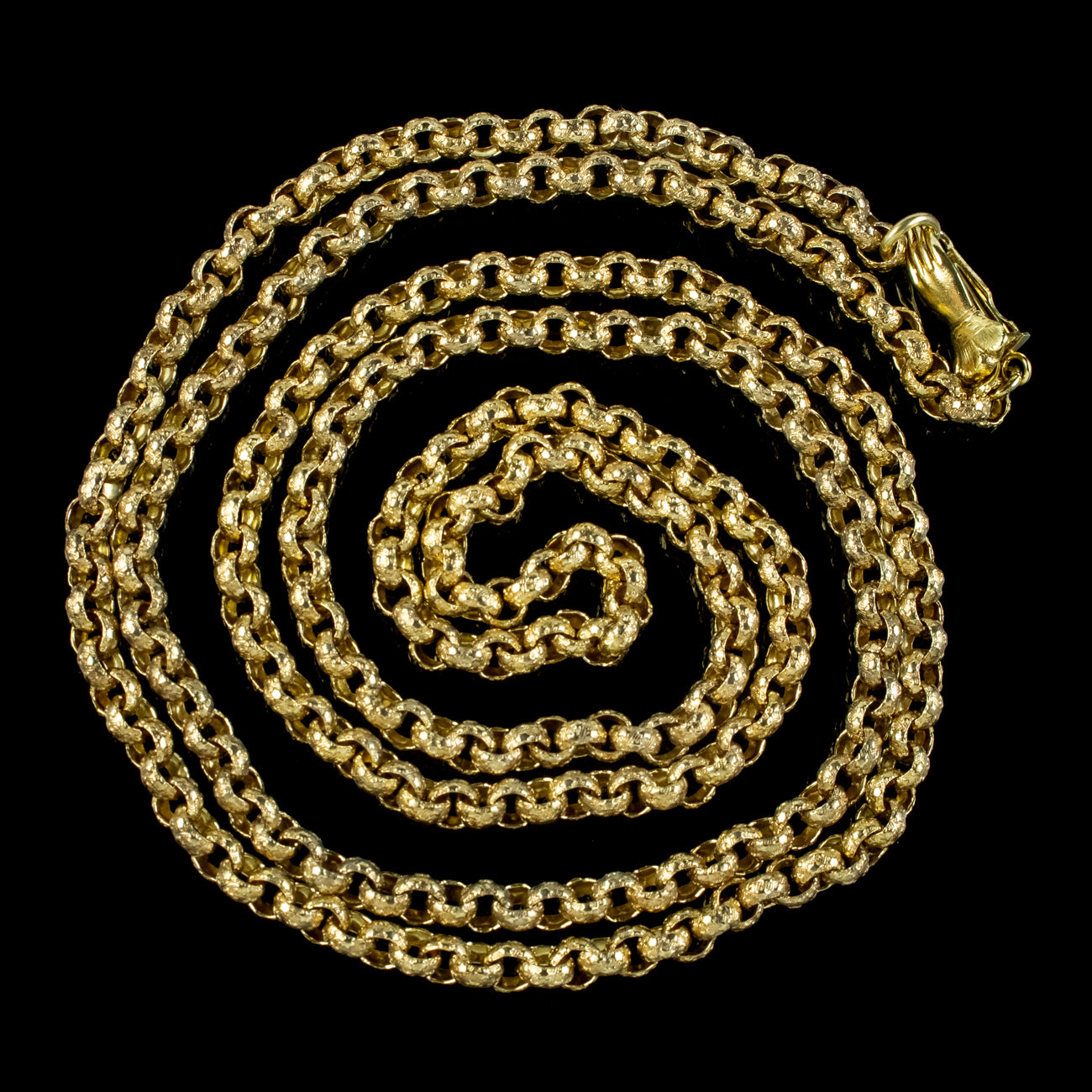 Antique Georgian Long Chain Pinchbeck 18ct Gold – Laurelle Antique ...