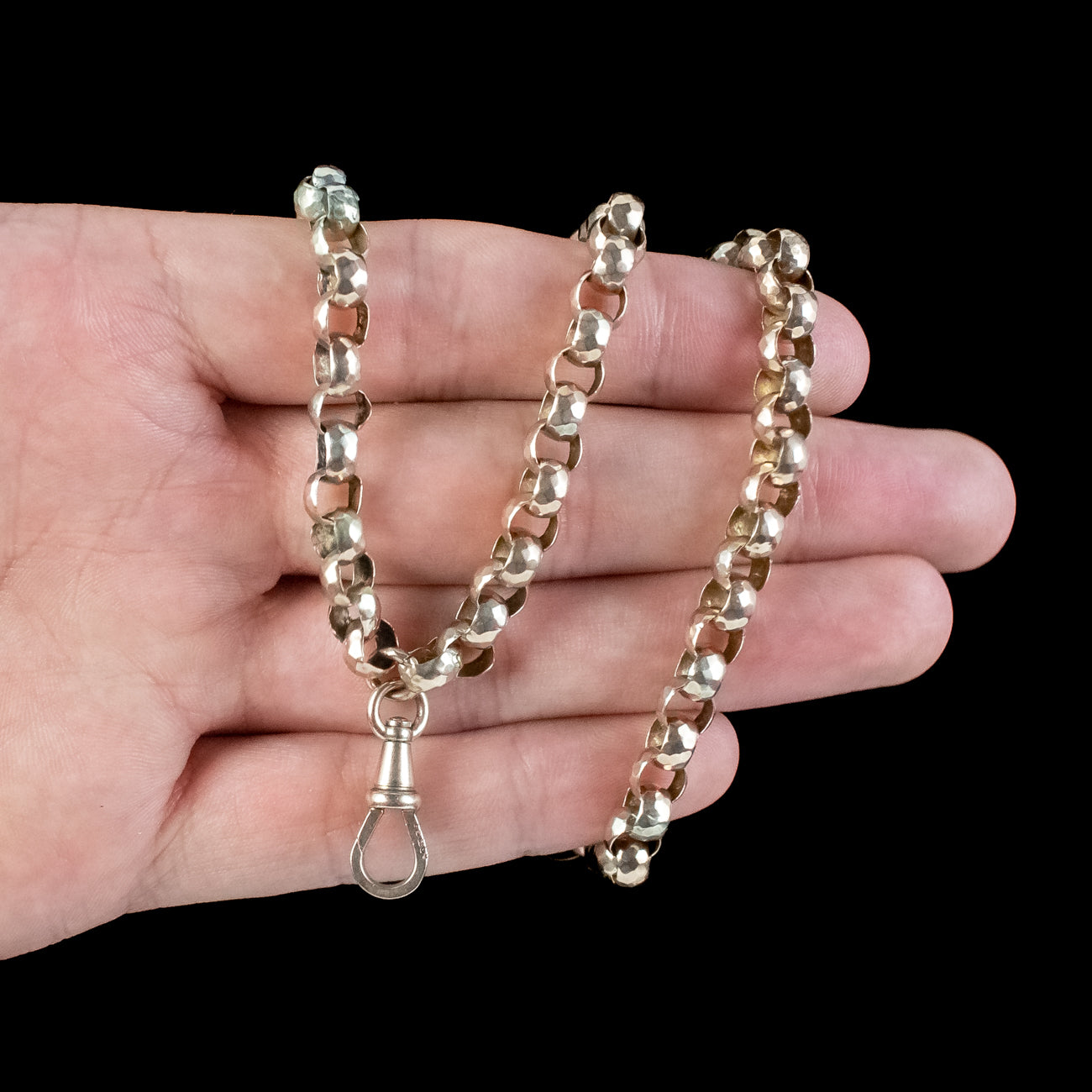 Antique Victorian Chunky 9ct Gold Guard Chain – Laurelle Antique Jewellery