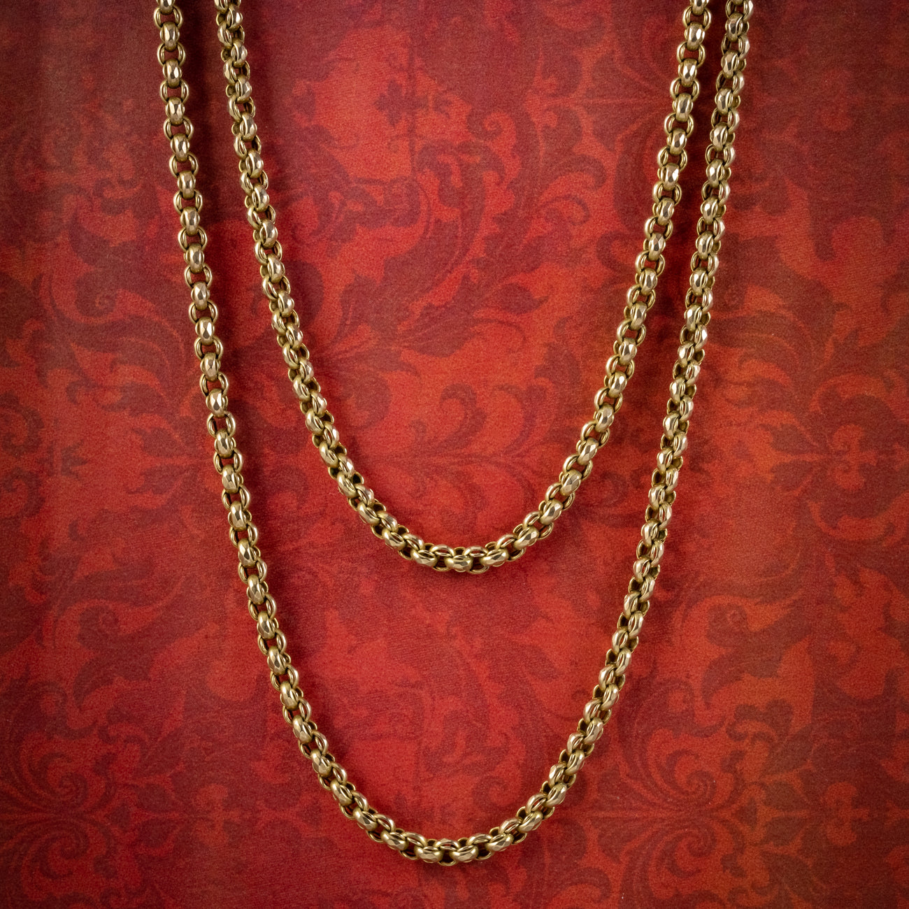 Antique Victorian 9ct Gold Guard Chain Necklace Circa 1900 – Laurelle ...