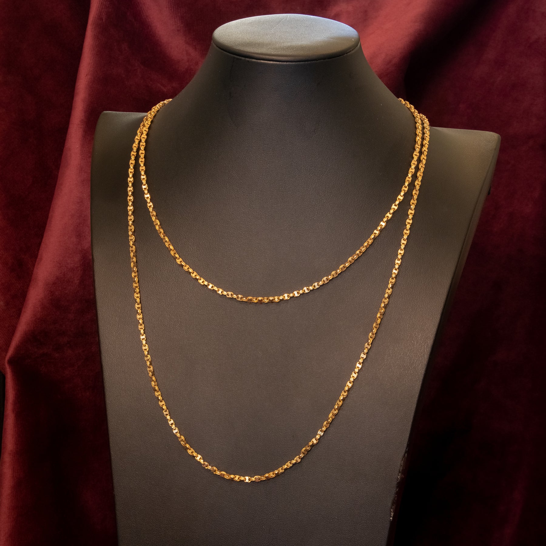 Antique Victorian 9ct Gold Guard Chain – Laurelle Antique Jewellery