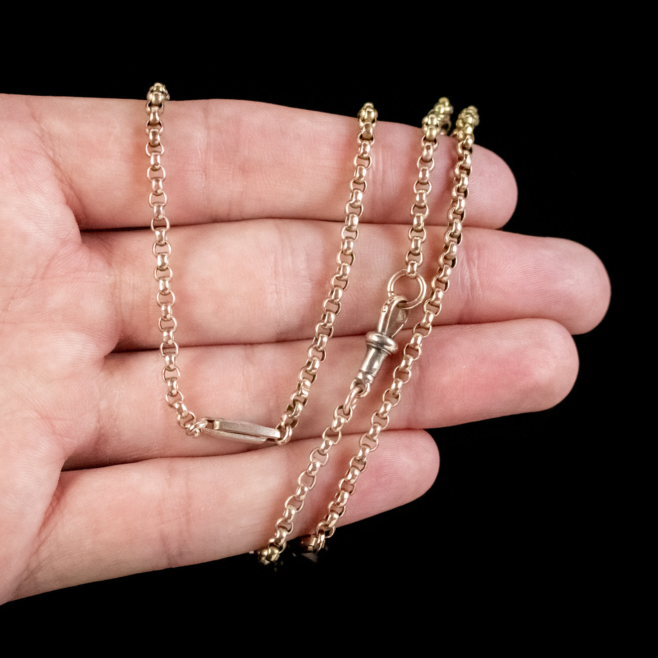 Antique Victorian Chain Necklace 9ct Gold Circa 1900 – Laurelle Antique ...