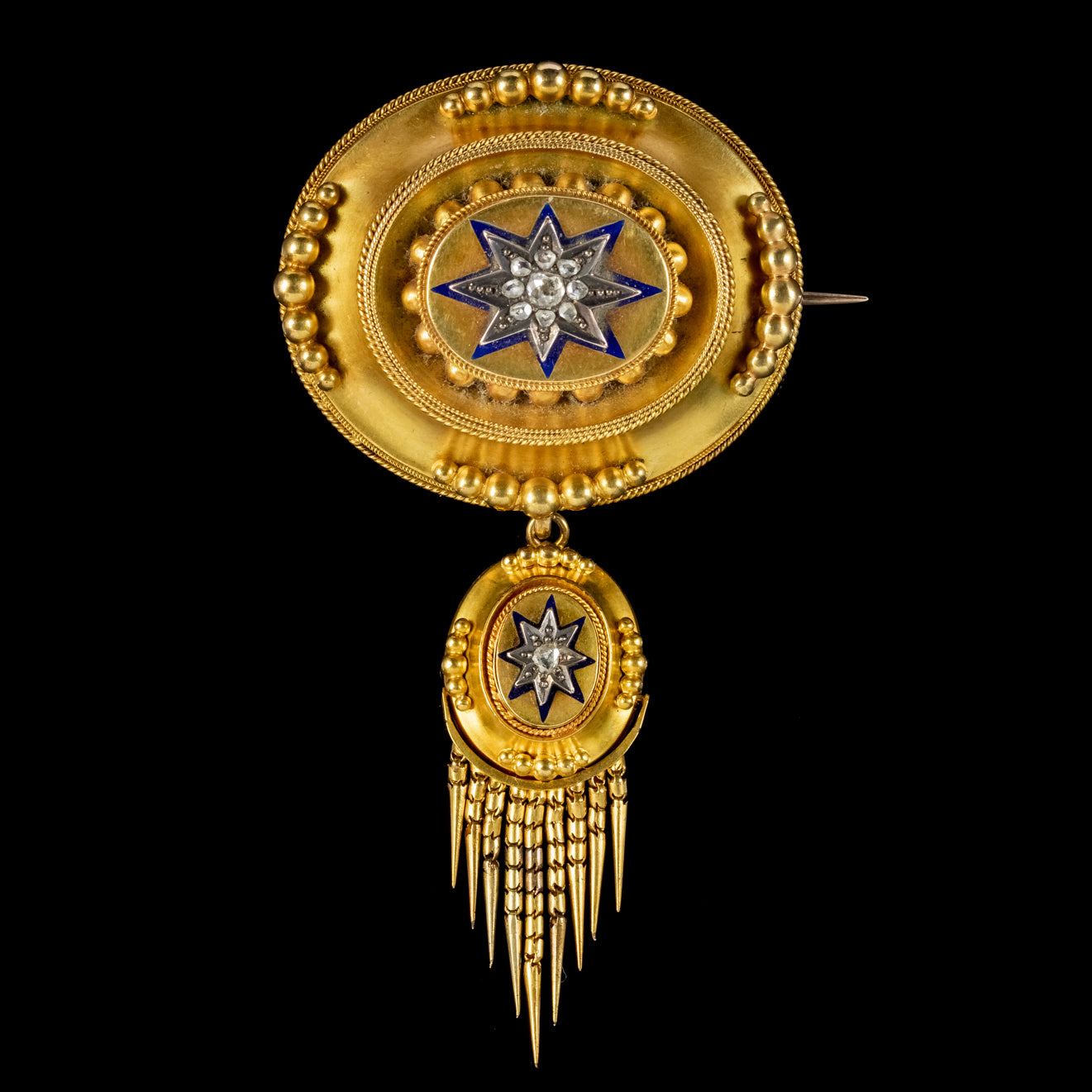 Antique Victorian Etruscan Diamond Parure Suite 18ct Gold Circa 1880 B ...
