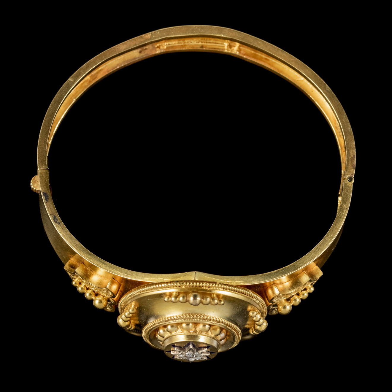 Antique Victorian Etruscan Diamond Parure Suite 18ct Gold Circa 1880 B ...