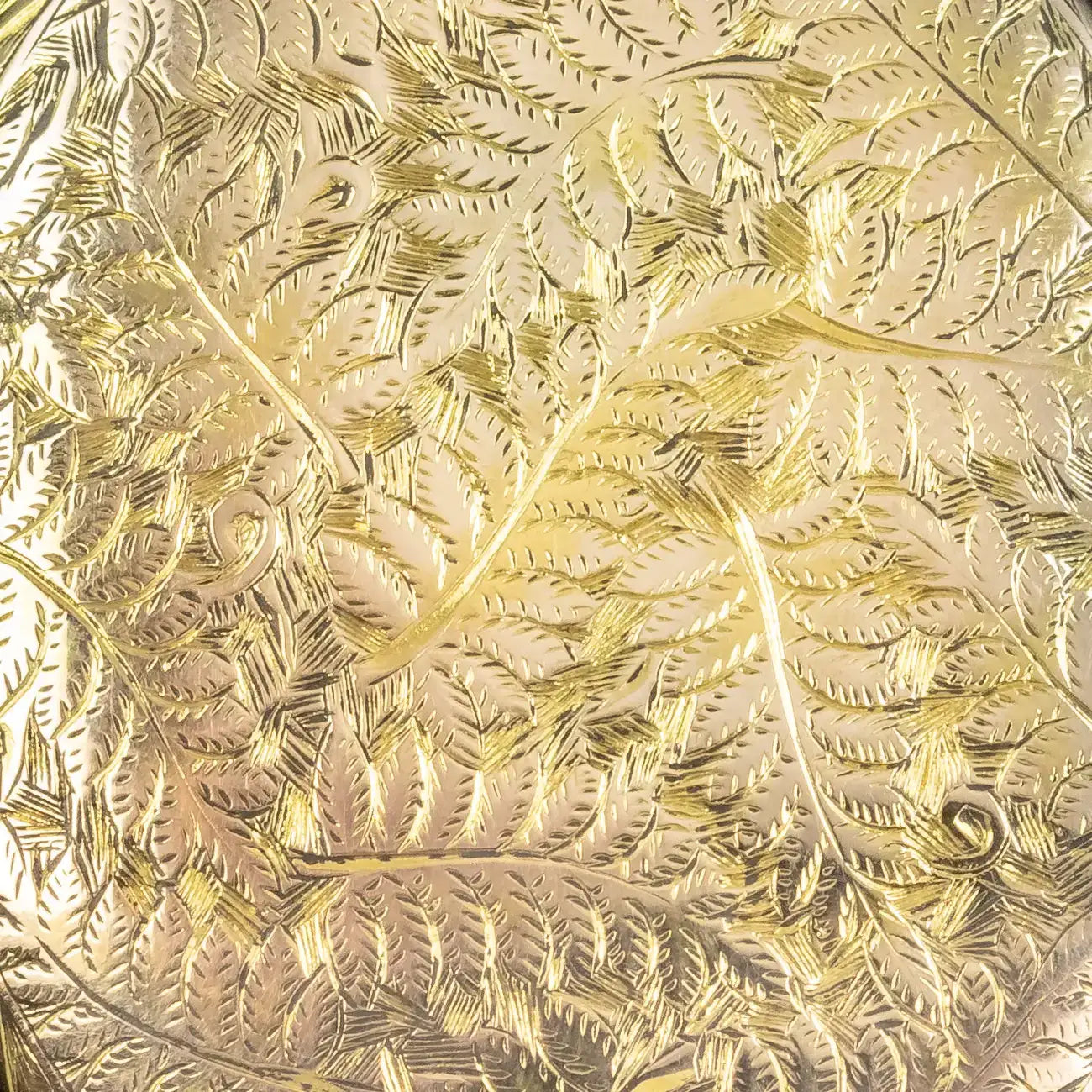 Antique Victorian Fern Leaf Locket 9ct Gold – Laurelle Antique Jewellery
