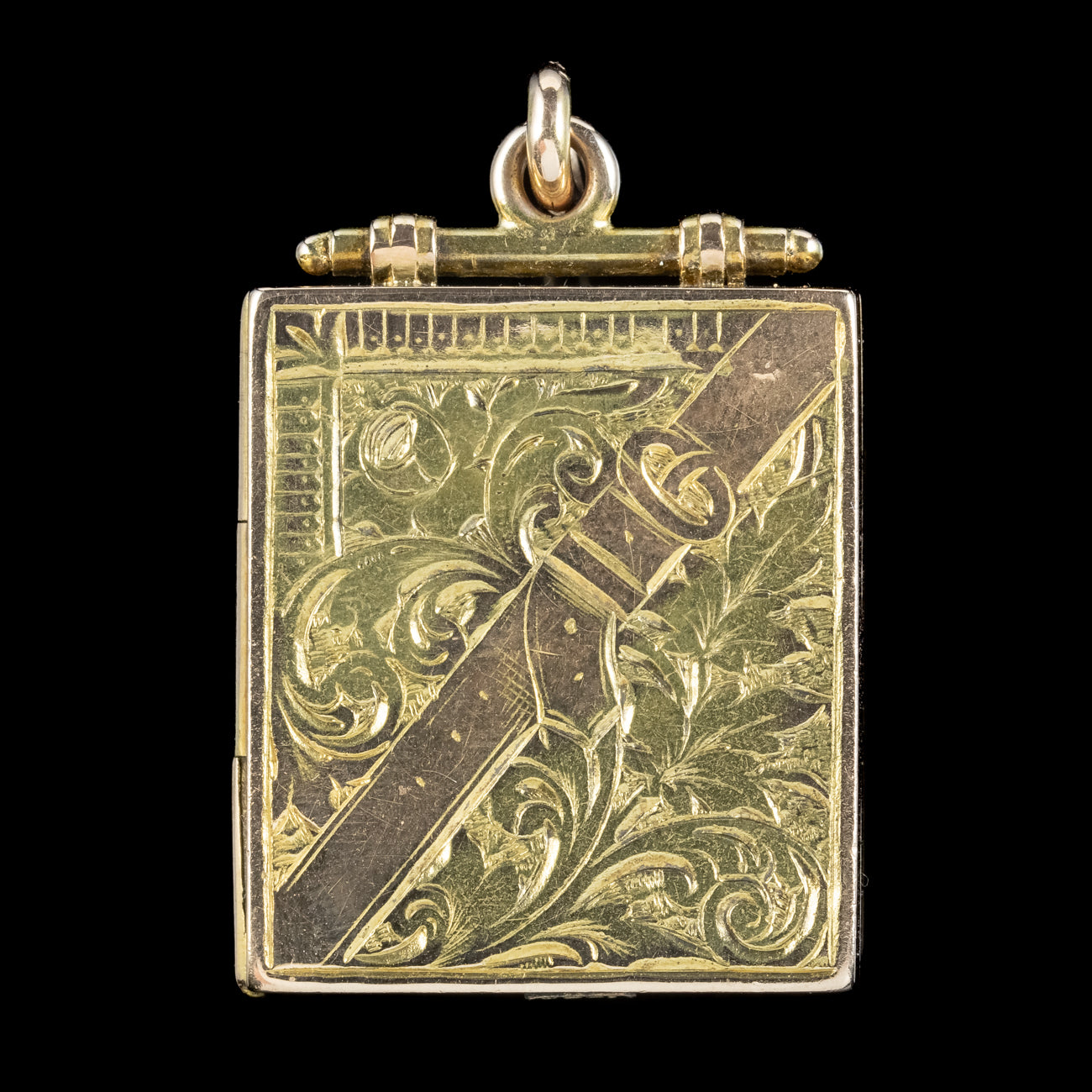 Antique Victorian Book Locket 15ct Gold – Laurelle Antique Jewellery