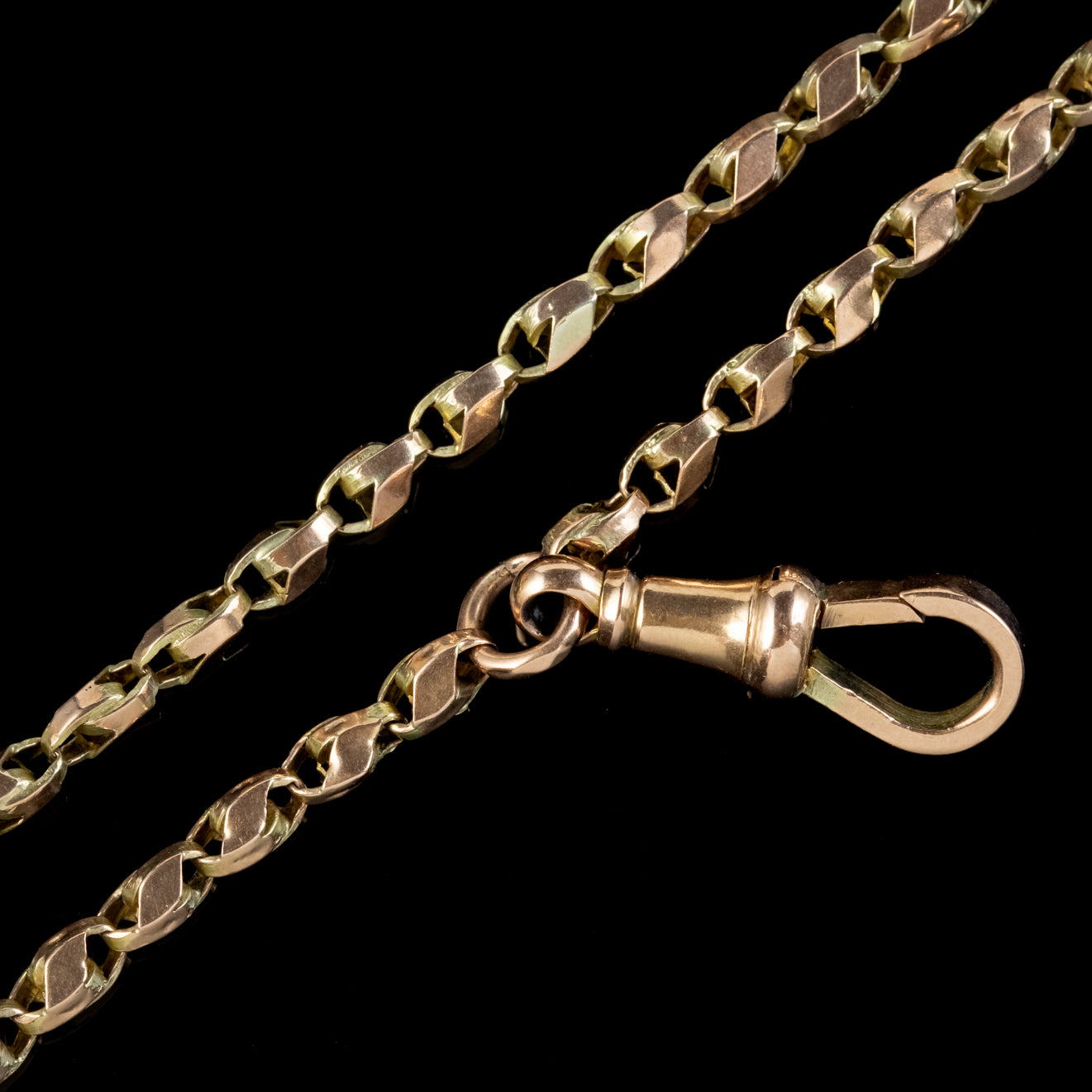 Antique Victorian Guard Chain 9ct Gold Circa 1880 – Laurelle Antique ...