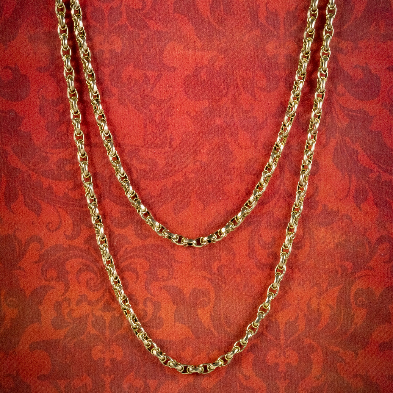Antique Victorian Guard Chain 9ct Gold Circa 1900 – Laurelle Antique ...