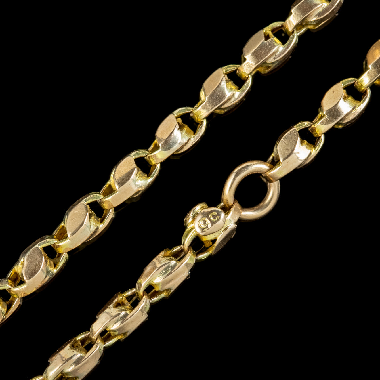 Antique Victorian Guard Chain 9ct Gold Circa 1900 – Laurelle Antique ...