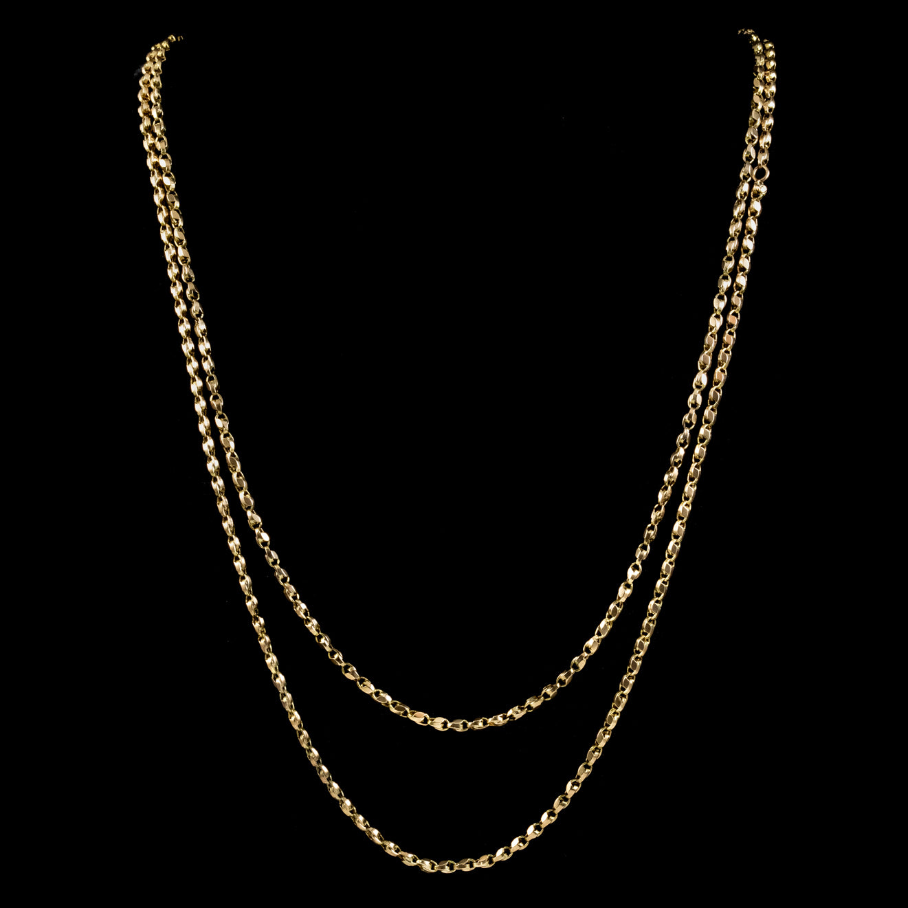 Antique Victorian Guard Chain 9ct Gold Circa 1900 – Laurelle Antique ...